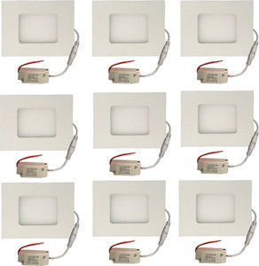 GALAXY Galaxy 3 watt Led panel light Square,Cool white with 2 years ...