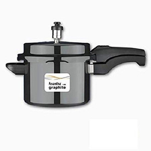 Anantha Anodized Graphite Pressure Cookers 7.5 L Inner Lid Pressure ...
