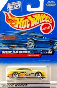 HOT WHEELS 2000 - Mattel - - Seein' 3-D Series #3 of 4 - Lexus SC400 ...