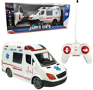 Liberty Imports Large RC Remote Control Rescue Ambulance Toy Emergency ...