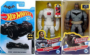 AYB Products Batman Armored Figure VS Cyborg Figure 6" Justice League ...
