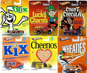 General Mills Wacky Cereal Hot wheels Racers Pop Culture , Cheerios ...