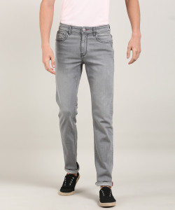 Indigo Nation Street | Slim Men Grey Jeans - Buy BLUE Indigo Nation ...