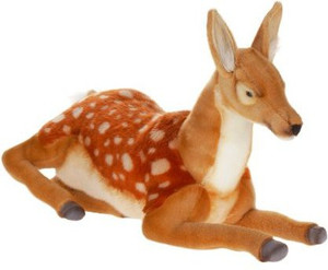 Hansa Plush - 24" Deer Lying Down Bambi - 24 inch - Plush - 24" Deer ...