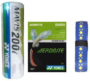 YONEX Combo of Three One 'Mavis 200i' Nylon Shuttle cock (Pack of 6 ...