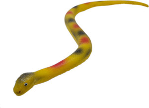 Tootpado Realistic Rubber Snake Toy 31 Inch Long Cobra - Yellow (2FNS83 ...