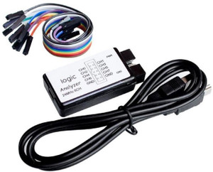 TECHNOLOGYBAZAR Usb Logic Analyzer 24m 8 Ch Channels Saleae Compatiable ...