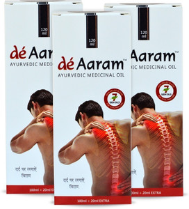 DE AARAM Ayurvedic Medicinal Pain Relief Oil for Backache, Knee ...