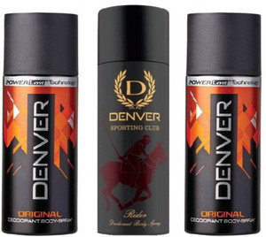 DENVER ORIGENALLL/RIDER Deodorant Spray - For Men - Price in India, Buy ...