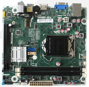 HP 822766-001 LGA 1155Socket Mini-ATX Intel H81 Express Chipset DDR3 ...