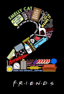 FRIENDS S2 INFOGRAPHIC Fine Art Print - TV Series posters in India ...