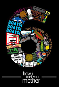 HOW I MET YOUR MOTHER S6 INFOGRAPHIC Fine Art Print - TV Series posters ...