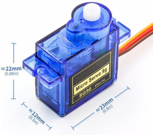 GENERIC 5 Pcs Lot Tower Pro SG90 Mini 9g Gear Micro Digital Servo Motor ...