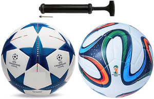 Unik Star Blue + Bazuka 4 Football Combo With Pump Football Kit - Buy ...