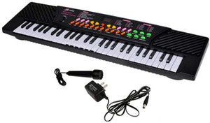 mega star 54 Keys Musical Keyboard Piano With Microphone and adopter ...