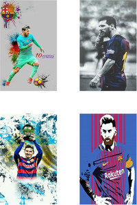 Leo Messi Poster Set of Four Posters | Leo Messi poster for room | Leo ...