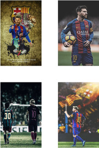 Leo Messi Poster Set of Four Posters | Leo Messi poster for room | Leo ...