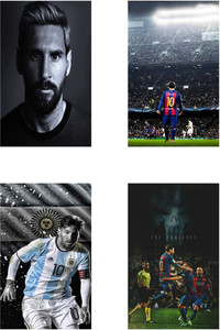 Leo Messi Poster Set of Four Posters | Leo Messi poster for room | Leo ...