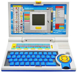 Toy High Quality Educational English Learner Laptop With Mouse For Kids ...