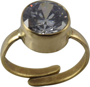 Shopping Jaipur Gemstones Ring 6.25 Ratti White Zircon (Jarkan) Natural ...