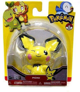 Jakks Pacific Pokemon Diamond & Pearl Series 12 Pichu Figure - Pokemon ...