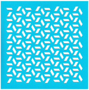 OASIS Stencilosis Art & Craft Plastic Stencils (Blue) 6 INCH - 10 ...