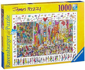 RAVENSBURGER James Rizzi: Times Square 1000 Piece Puzzle by - James ...