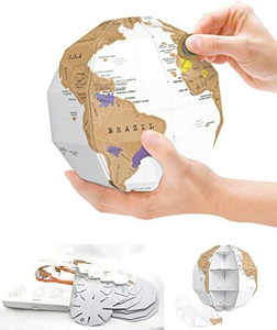 ElementDigital 3D Puzzle Scratch Off Map DIY Travel Tourist Scratch Off ...