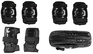 EmmEmm 4 in 1 Black Small Size Safe Guard Set For Dancing Skating Kit ...