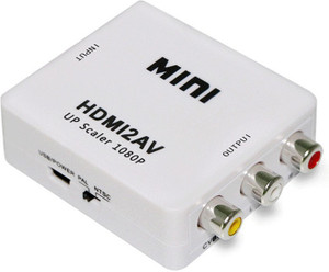 Smacc TV-out Cable MINI HDMI2AV UP Scaler 1080P HD Video Converter ...