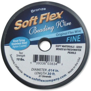 Soft Flex Softflex Beading Wire .014 IN. 30 ft Bronze 42305 - Softflex ...
