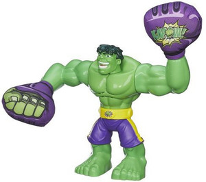 PLAYSKOOL Heroes Marvel Super Hero Adventures Smash Action Hulk Figure ...