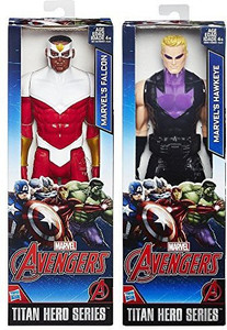 Titans Marvel Titan Hero Series Avengers Hawkeye Vs Falcon Avengers ...