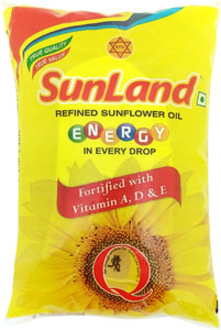 Sunland Refined Sunflower Oil Pouch Price in India - Buy Sunland ...