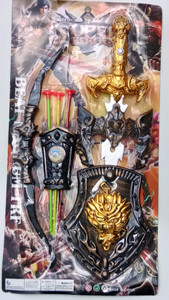 Aparnas bahubali armour Warrior Set - Archery Set, King's Sword, Shield ...