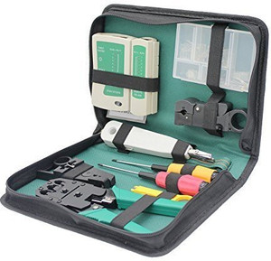 Techtest Network tool kit - Green, network tool kit bag, Lan tester ...