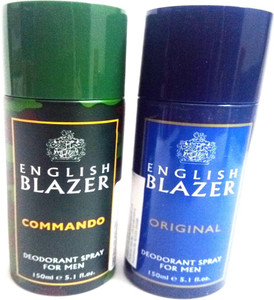English BLAZER COMMANDO AND ORIGINAL Deodorant Spray - For Men - Price ...