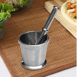 KEEPWELL Stainless steel Heavy Mortar And Pestle Set / Khalbatta ...
