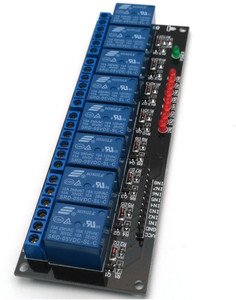 KitsGuru 8 Channel 5V Relay Module Shield for Arduino Uno Meage 2560 ...