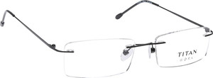 Titan Rimless Rectangle Frame Price in India - Buy Titan Rimless ...