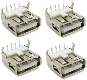 arduino USB 2.0 Female A Type Standard Plug 4 Pin Connector for PCB ...