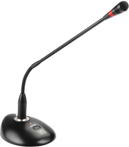 MX Professional Gooseneck Flexible Microphone with Light & Base Built ...