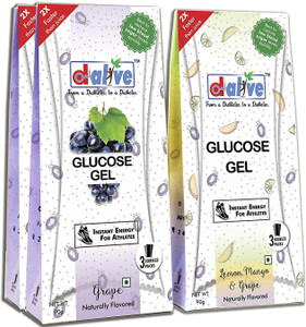 D-Alive D Alive 15g of Glucose Gel - Pack of 3 (2 Grape + 1 Assorted ...
