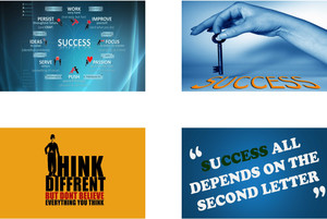 Success Combo Poster Set of Four Posters - motivational quotes posters ...