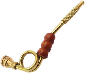 SCORIA Small Mini Size Antique Style Brass Cigarette Pipe Smoking ...