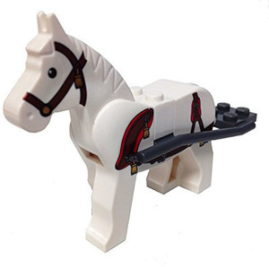 Genrc MinifigurePacks: Lego Kingdoms Kings Carriage Bundle - (1) White ...