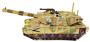 Genrc 3D Cardboard Military Army Tank Model Puzzle Building ...
