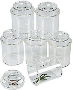 FUN EXPRESS See-Through Bug Jars (10 Pcs. Per Set) 2 1/2". Plastic ...