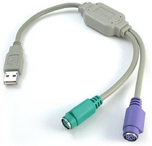 YTM Micro USB Cable 1 m USB To PS2 Converter/ Adapter,USB Type A Male ...