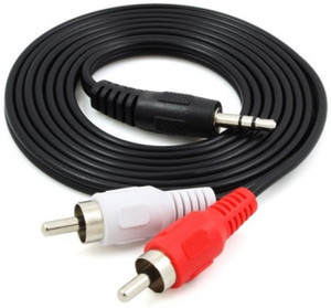 Kebilshop TV-out Cable 3.5mm male Stereo Aux jack To 2 RCA male Audio ...